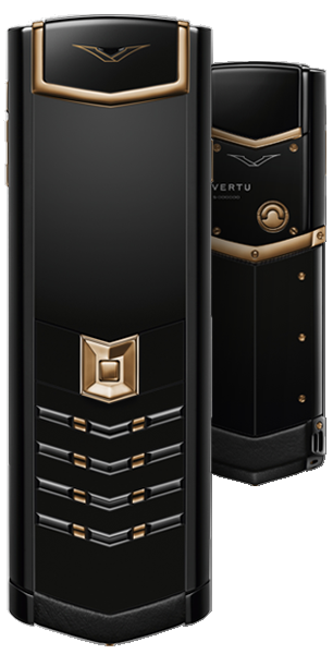 Купить Vertu Signature S Design Red Gold DLK, черный (реплика) — Alif Shop