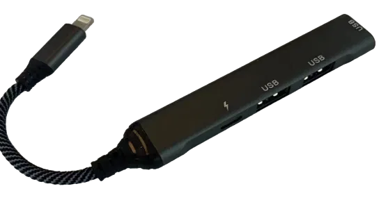 Купить USB-концентратор QIHANG M 17, черный — Alif Shop