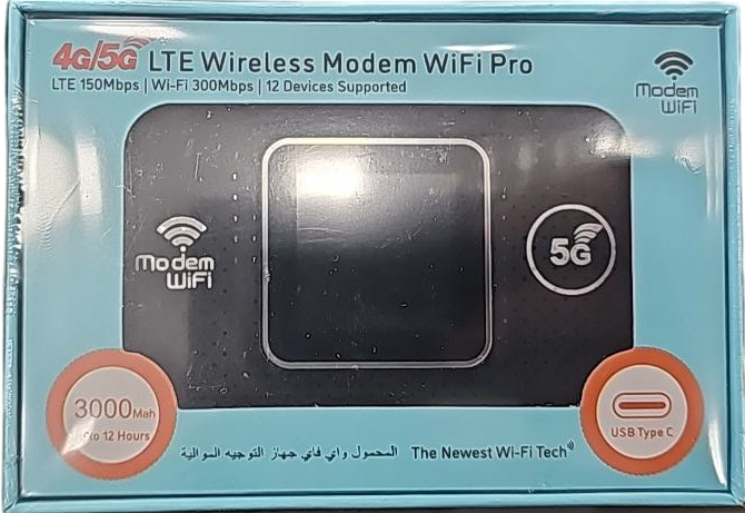 Купить Wi-Fi роутер 4G/5G LTE Wireless mobile wifi Pro, черный — Alif Shop