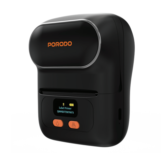 Купить Портативный термопринтер Porodo Lifestyle Super HD, чёрный ...