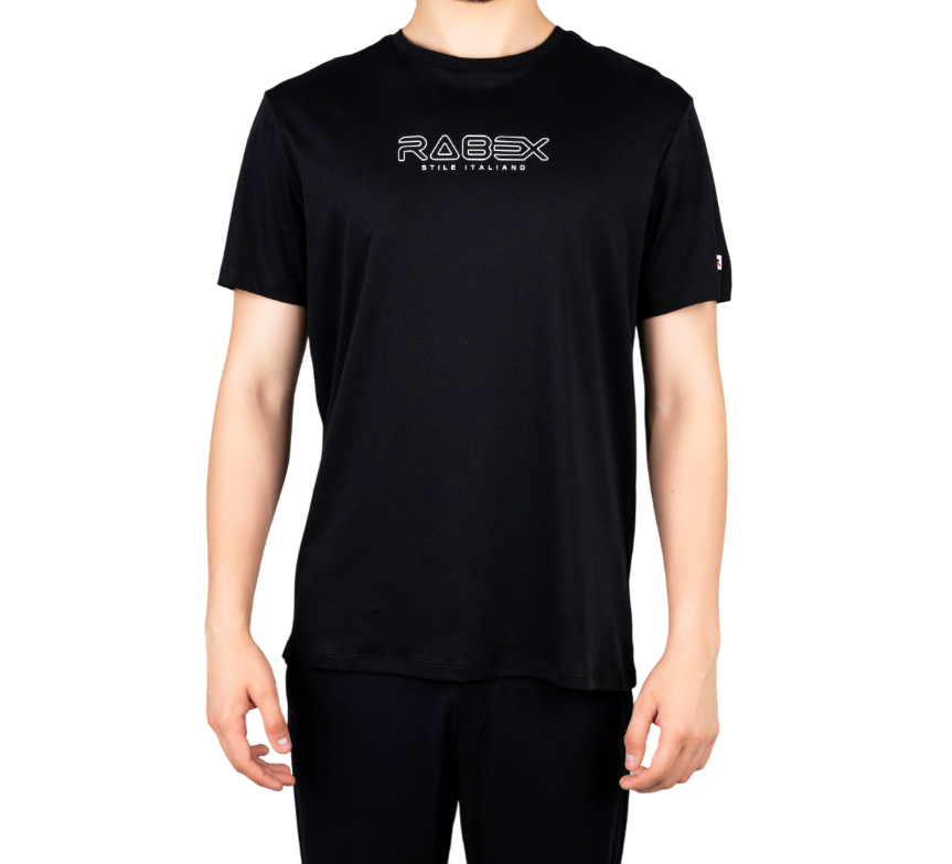 Купить Мужская футболка Rabex ATWS52 XXL, чёрный — Alif Shop