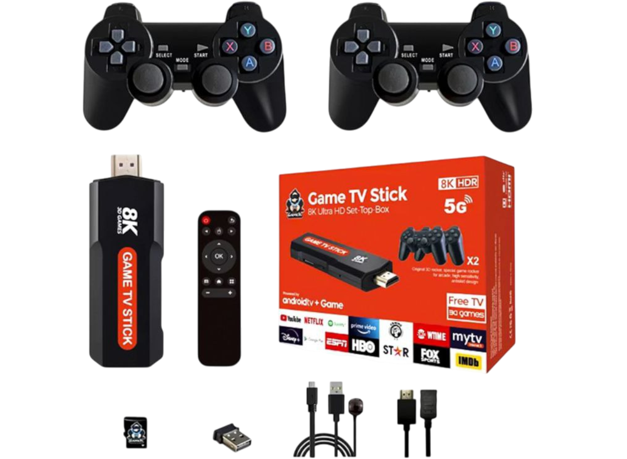 Купить Игровая приставка Game TV Stick 8K Ultra HD Set-Top-Box, чёрный ...
