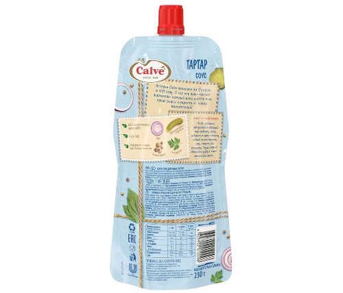 Купить Соус Calve Тартар, 230 г — Alif Shop