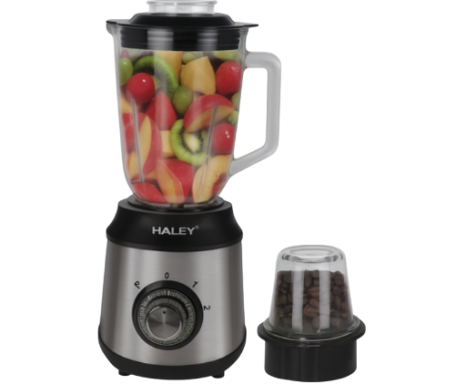 Купить Блендер Haley HY-2907, чёрно-серебристый — Alif Shop