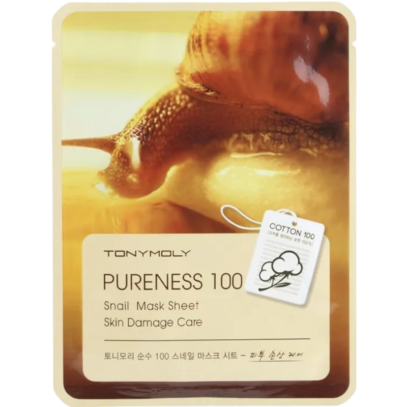 Купить Тканевая маска для лица Tony Moly PURENESS 100 Snail Mask Sheet ...